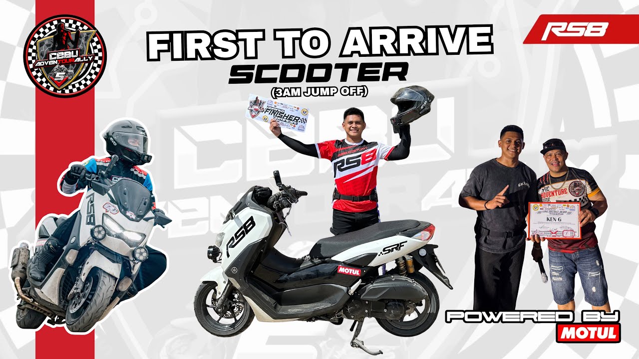 Cebu Adventourally V5 | First to Arrive Scooter (3am Jump - YouTube