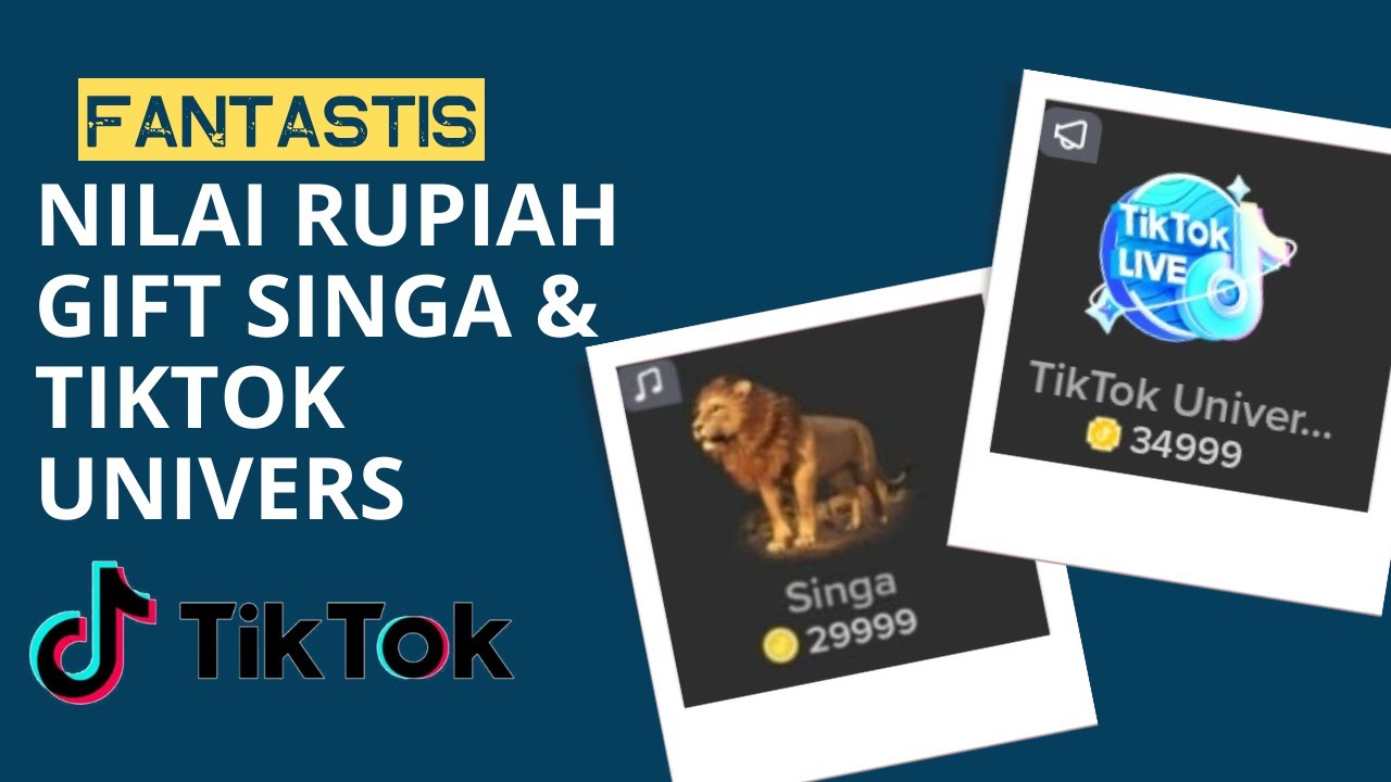 Ternyata Segini Nilai Rupiah Gift Singa di Tiktok | Pantes PoPo minta ...