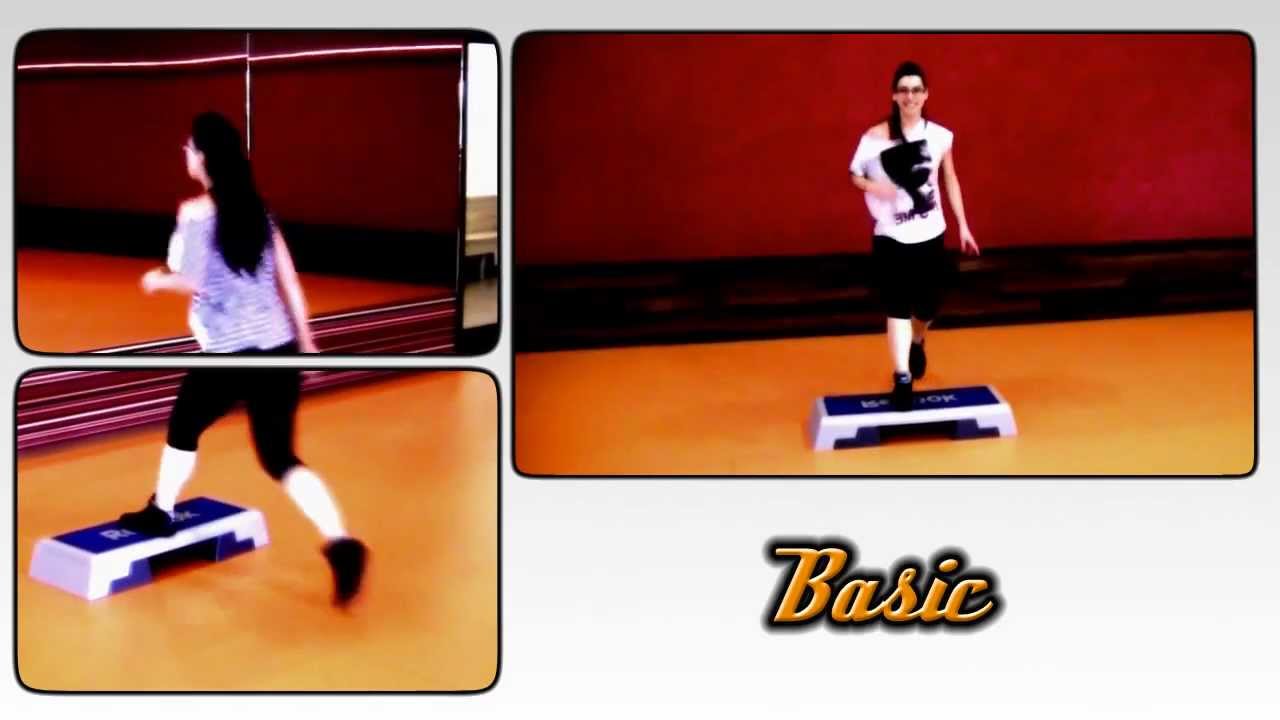 Basic - Step aerobic - YouTube