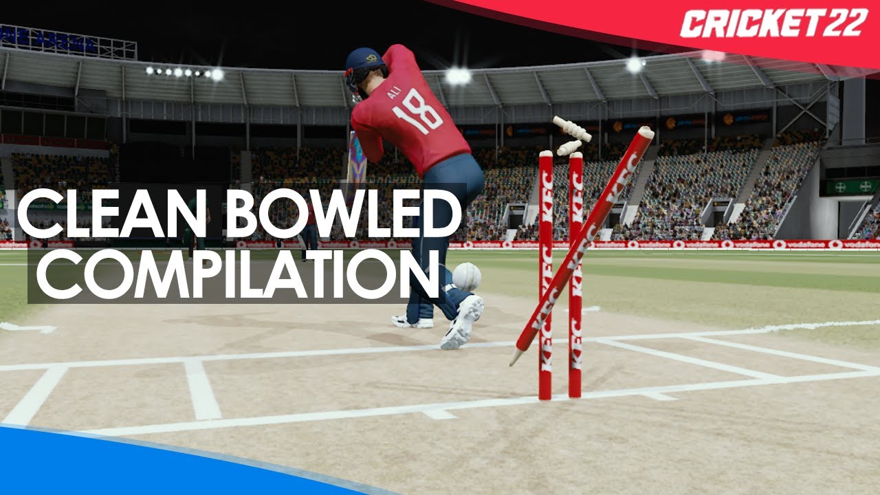 Cricket 22: Clean Bowled Compilation - YouTube