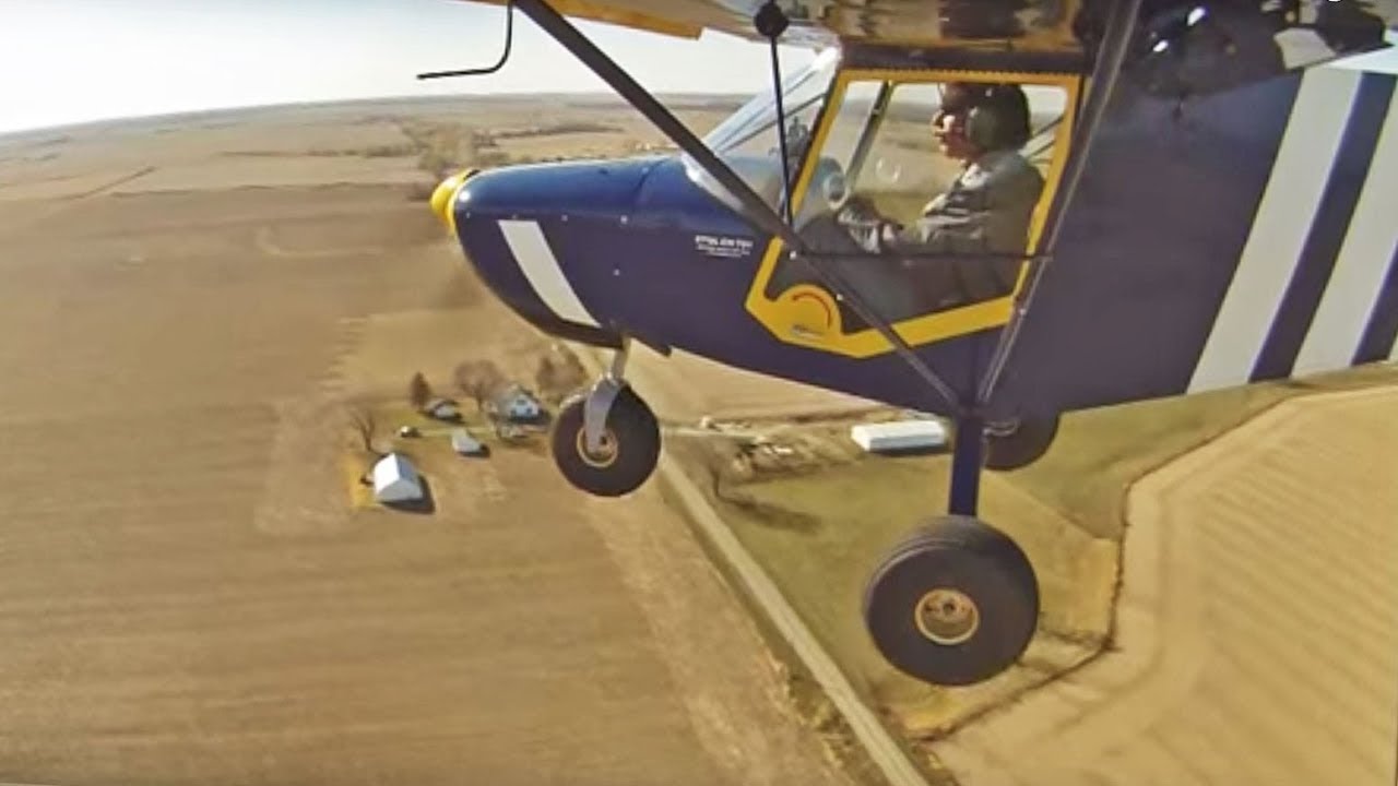 STOL flying on a fall day - YouTube
