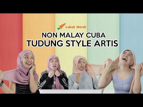 Non-Malay Cuba Tudung Style Artis