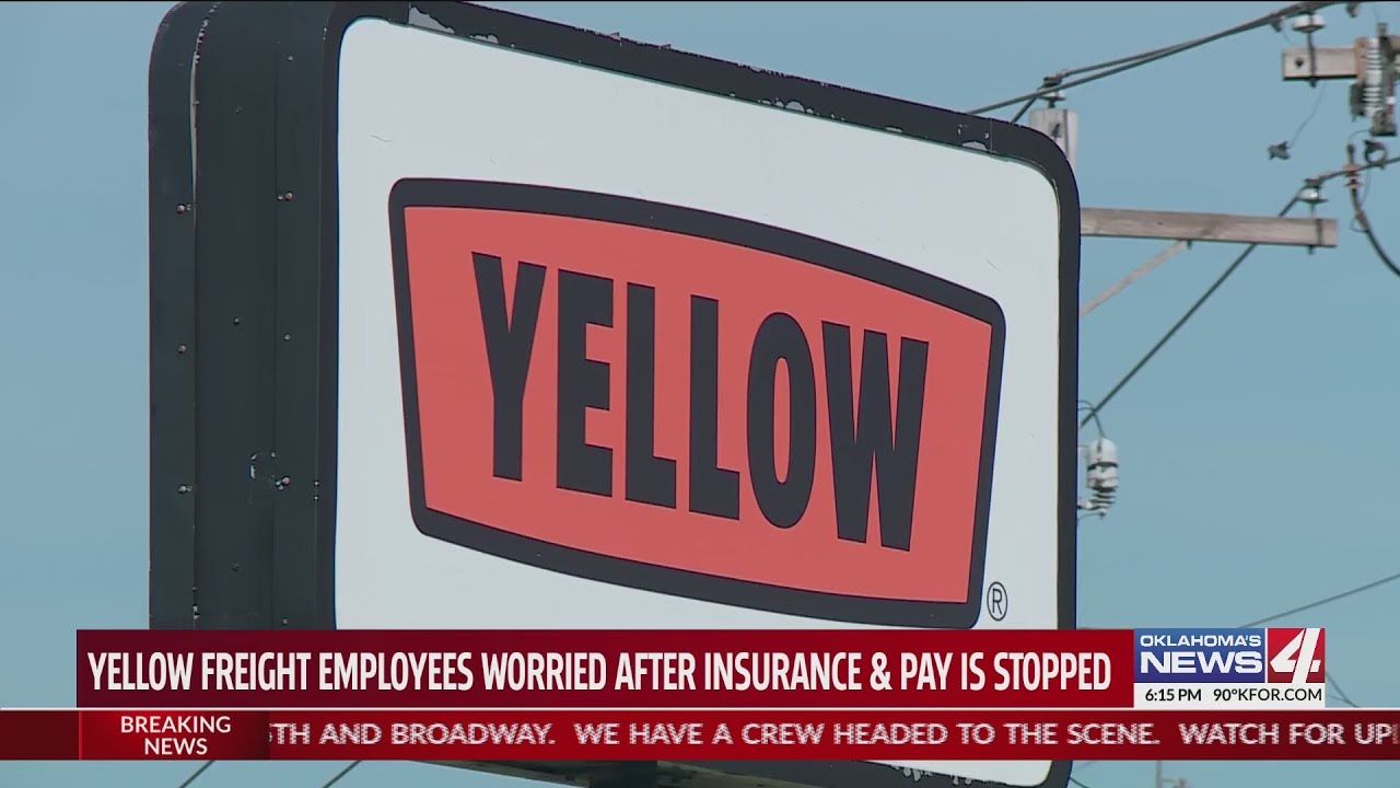 Yellow Freight employees worried after insurance & pay is stopped - YouTube