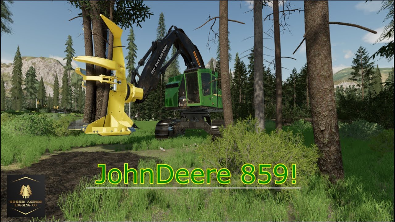 FS22 Forestry! New track! New machine! #JohnDeere - YouTube