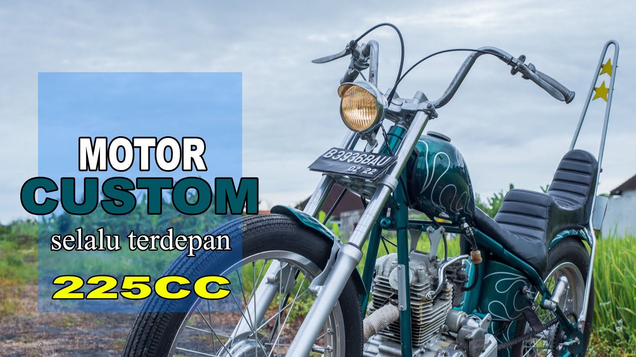 Chopper Custom Basic Yamaha Scorpio 225 cc - YouTube
