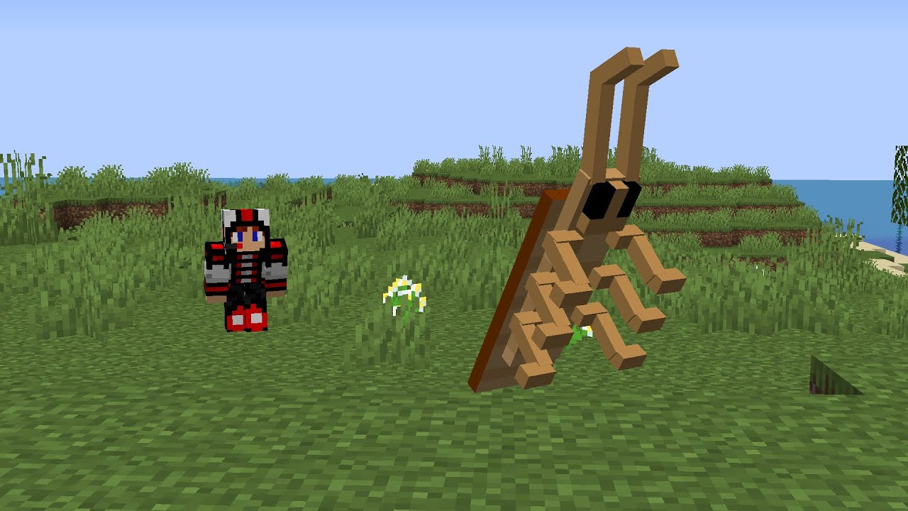 I put the spinning dancing cockroach in minecraft - YouTube