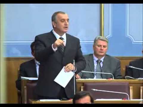 Predrag Bulatovic: Predstava sa elementima politickog cirkusa - YouTube