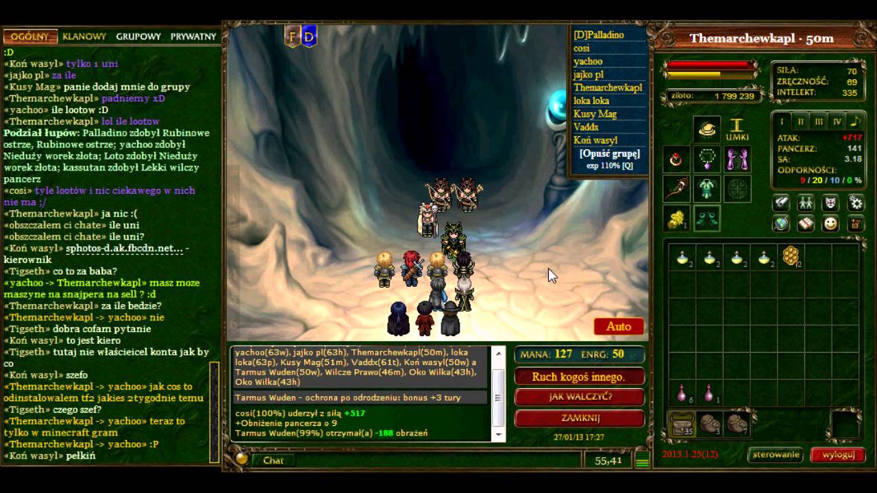 Margonem Tarmus Wuden elita II by TheMarchewkaPL 50 lvl mag - YouTube