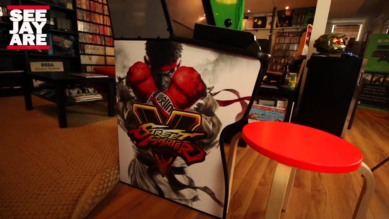 Street Fighter 5 Custom Arcade Cabinet - YouTube