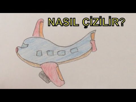 Uçak Nasıl Çizilir? - anaokulu etkinlikleri - okul öncesi etkinlikler - easy drawing for kids