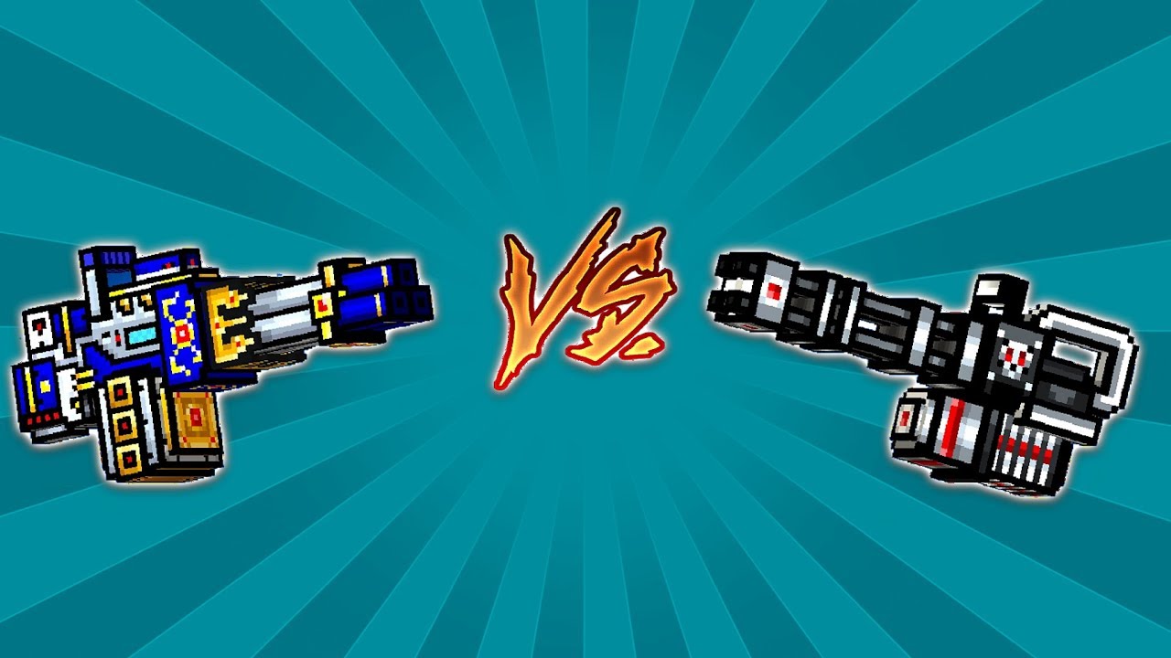 Pixel Gun 3D Excalibur Vs Champion Peacemaker! - YouTube