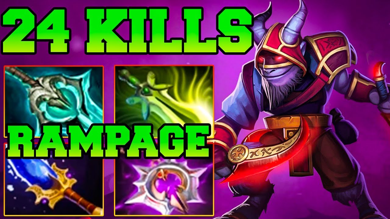 Rampage + 24 Kills Riki !! Riki Dota 2 Gameplay Guide Safelane Rampage ...