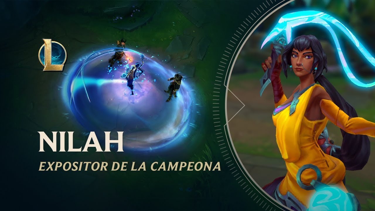 Expositor de la campeona: Nilah | Experiencia de juego - League of ...