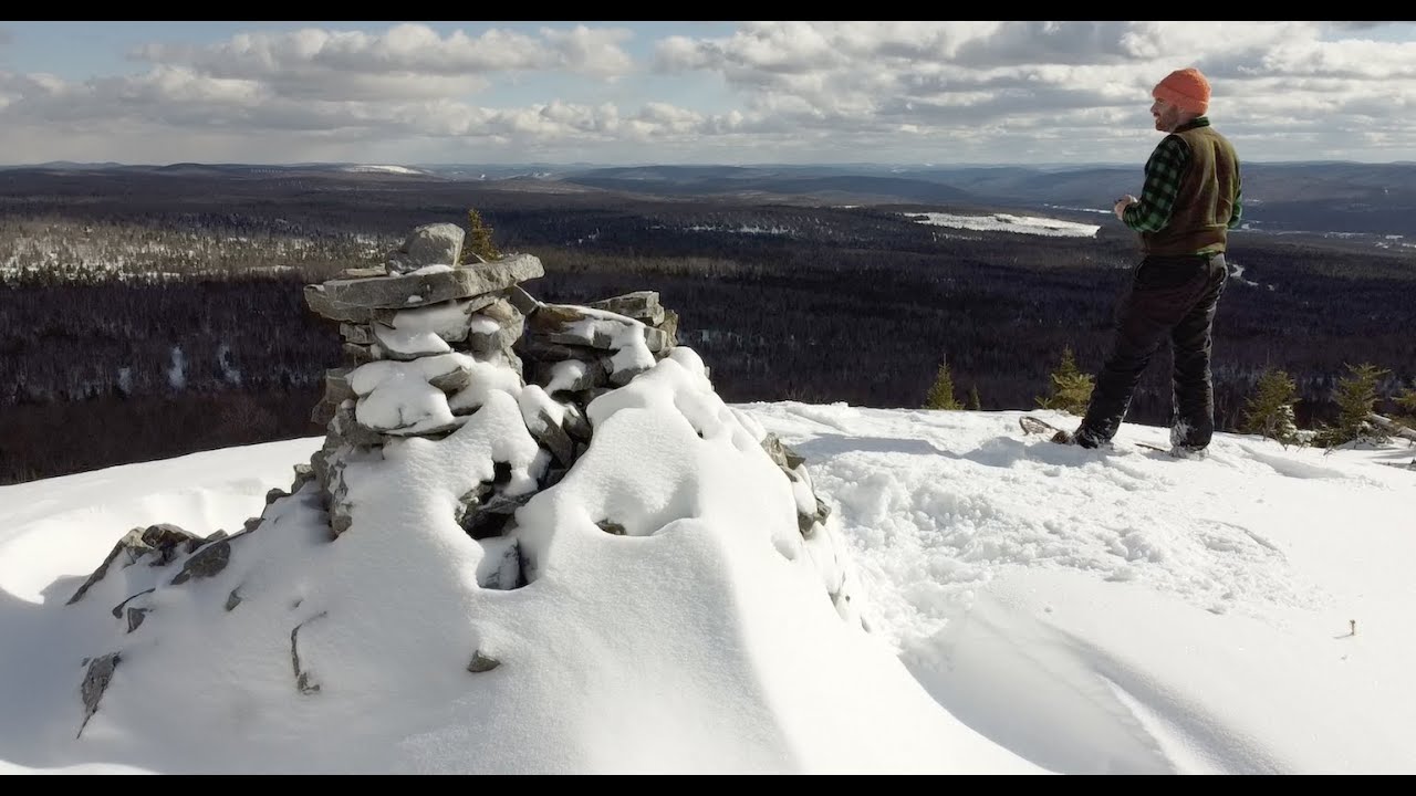 Winter trekking in the Allagash - YouTube