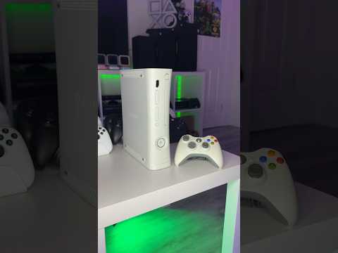 XBOX 360 first gen startup ❎ #asmr #xbox #xbox360 #startup #retrogaming #gaming #microsoft #usa
