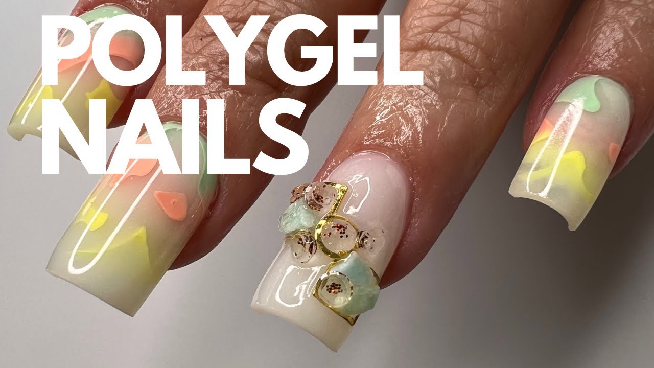 How To Do Easy Polygel Nails For Beginners | Sculpted Nails | Nail ...
