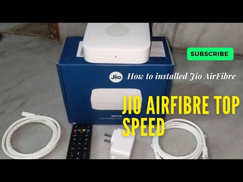 Jio AirFibre installation | outdoor unit,wifi router, setup box with ...