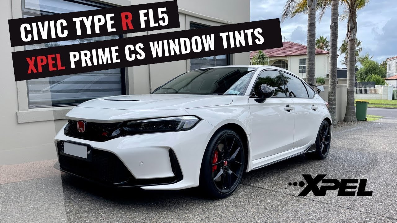 XPEL PRIME CS WINDOW TINTS - FL1/FL5 11TH GEN CIVIC TYPE R - YouTube