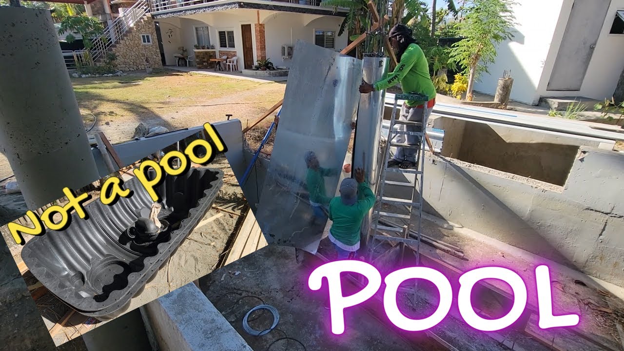 Beach Cabin, Bridge, Pool Build and Septic Tank Update - YouTube