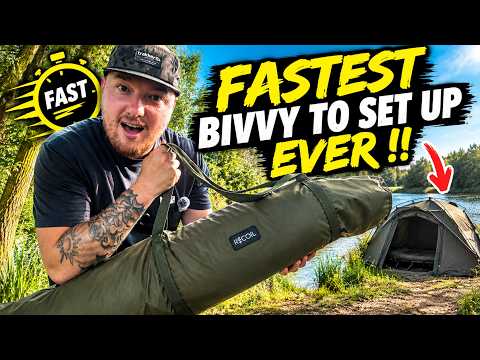 Reviewing The Korum Recoil Overnight Shelter | It Goes Up FAST !!!!