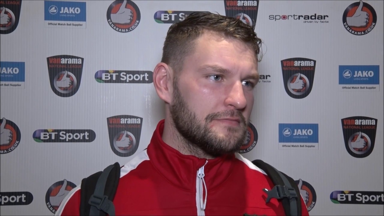 Simon Ainge after Aldershot Town - YouTube