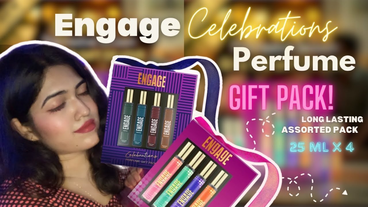 Engage Celebration Perfume Gift Set Review for Men & Women - YouTube