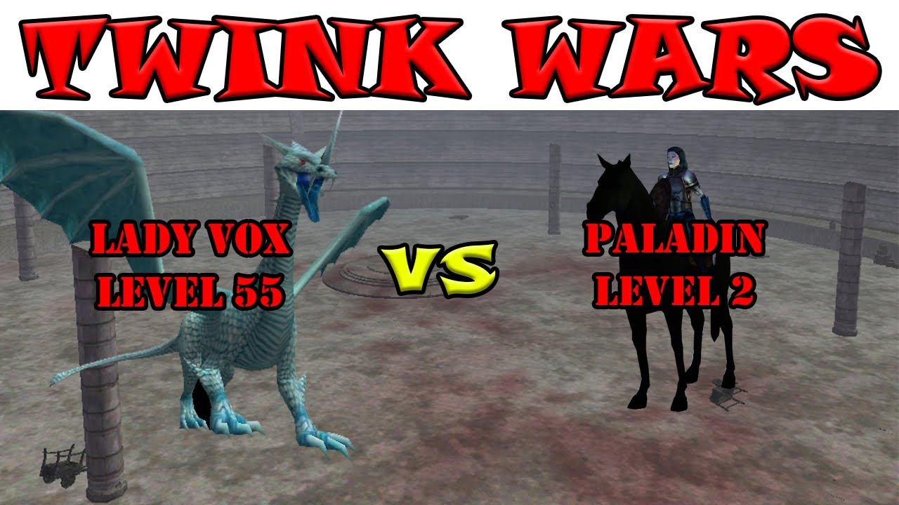 Lady Vox Tanked by Level 2 Paladin on Mischief - Twink Wars - YouTube
