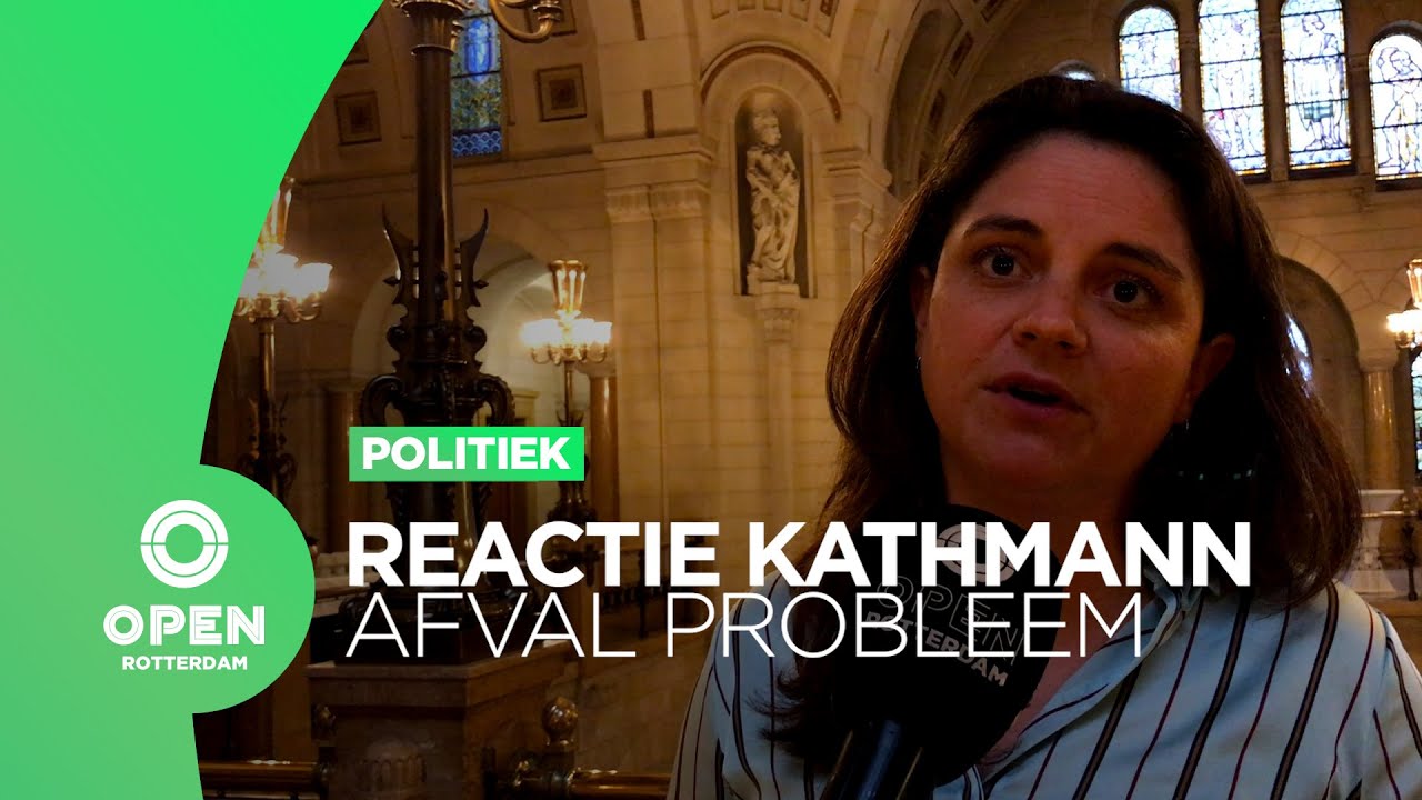 Barbara Kathmann reageert op afvalprobleem stadsmarkten - YouTube