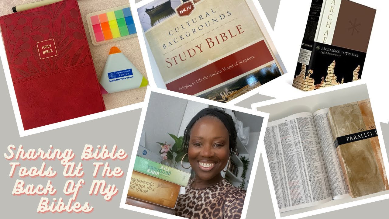 Sharing Bible Study Tools At The Back of My Bibles #biblestudytools # ...