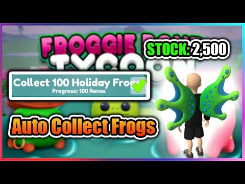 [🎄Free UGC] Froggie Pond Tycoon Script - Auto Collect Frogs (Froggie Pond Tycoon Wings) - YouTube