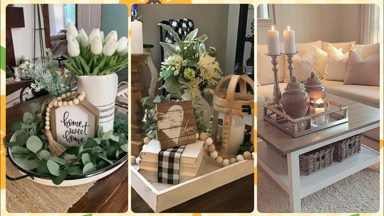 Amazing Table Decor Ideas - Home Decor - Coffee Table Decor Ideas - YouTube