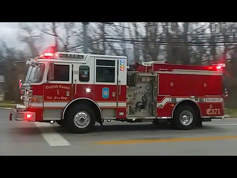 Baltimore County Engine 371 & Utility 378 Responding - YouTube