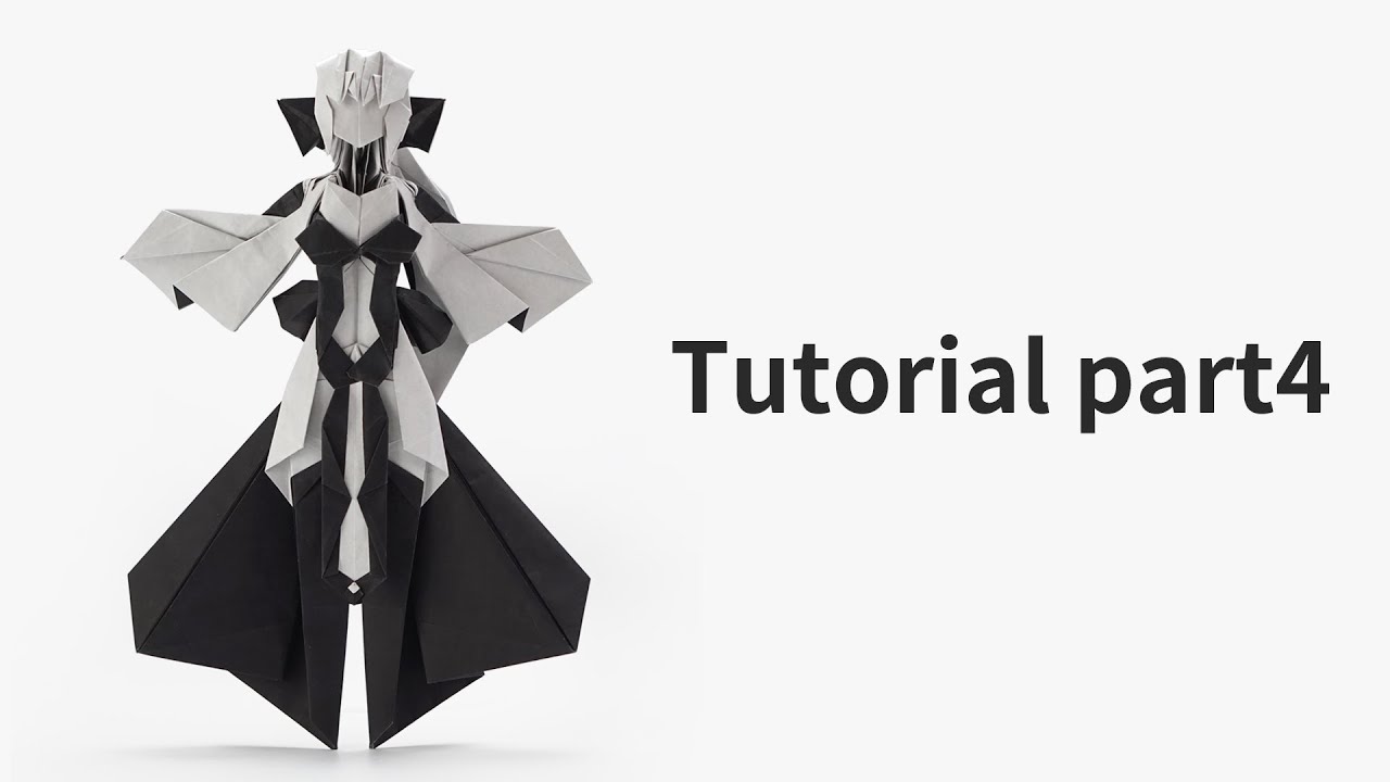 Origami Morgan Tutorial part4 #chenxiao - YouTube