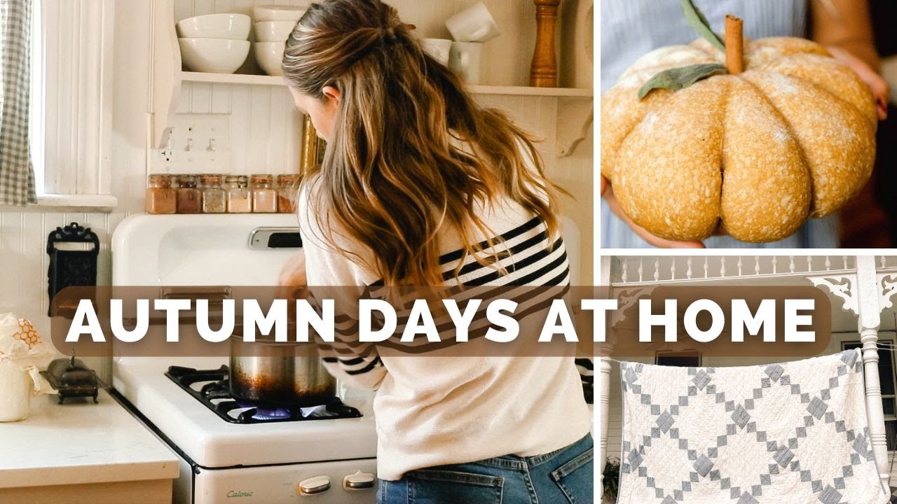 Cozy fall homemaking - YouTube