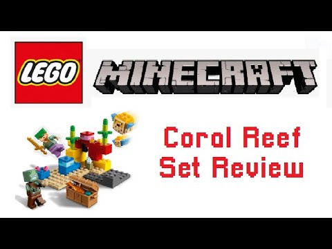 Lego Minecraft Coral Reef Set Review - YouTube
