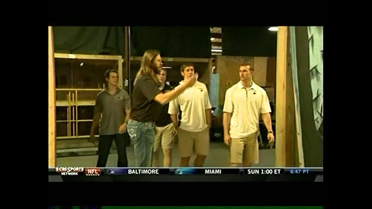 CBS Sports Network's Halftime Segment during the Harding-Southern ...
