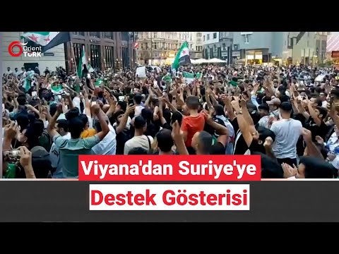 Suriyeliler, Süveyda'yı desteklemek için Avusturya'nın başkenti Viyana'da toplandı