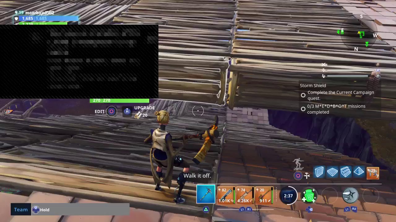 Makeing a big sky base Fortnite save the world - YouTube