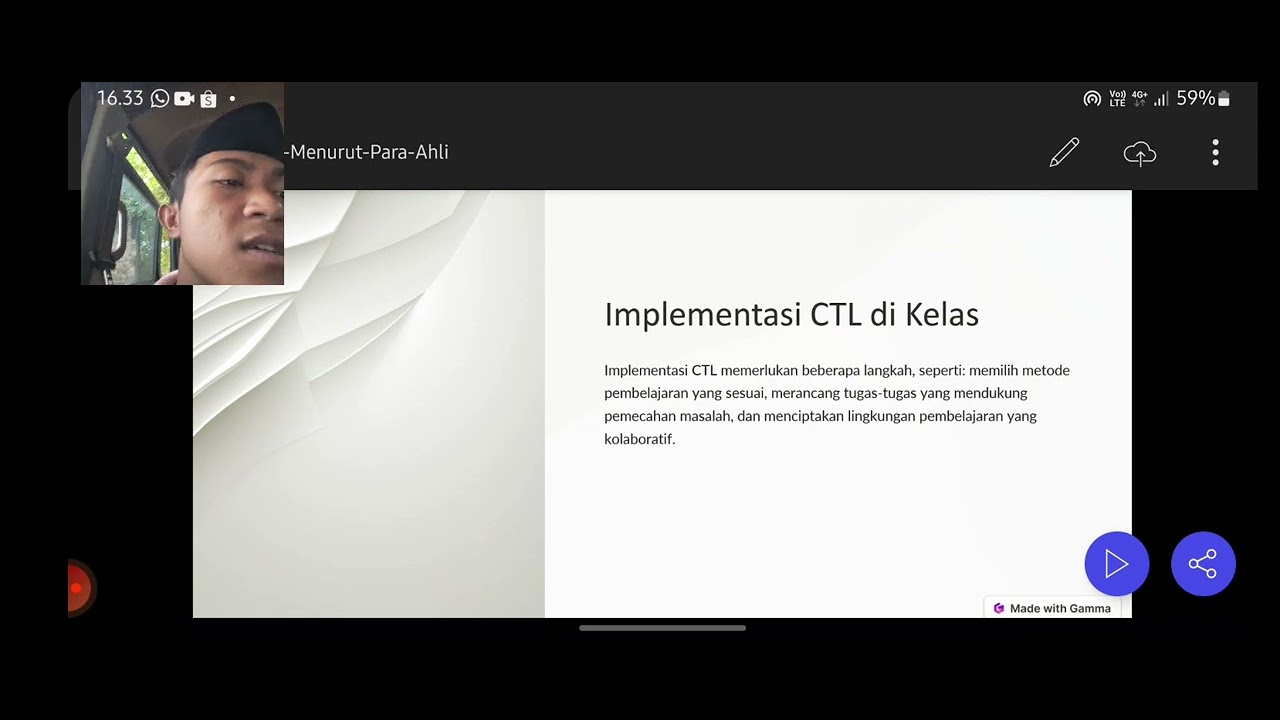 pembelajaran Contextual Teaching Learning ( CTL ) - YouTube