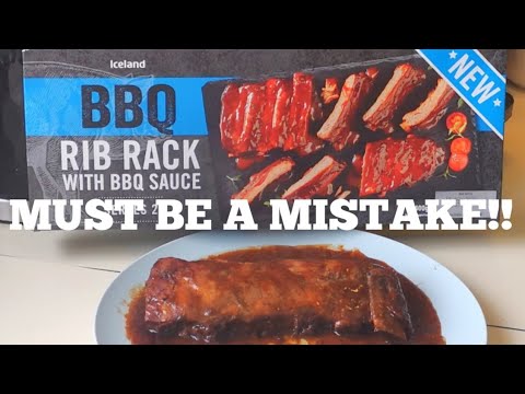 NEW BBQ RIB RACK | ICELAND | FOOD REVIEW | UNBOXING & SHOUTOUTS - YouTube