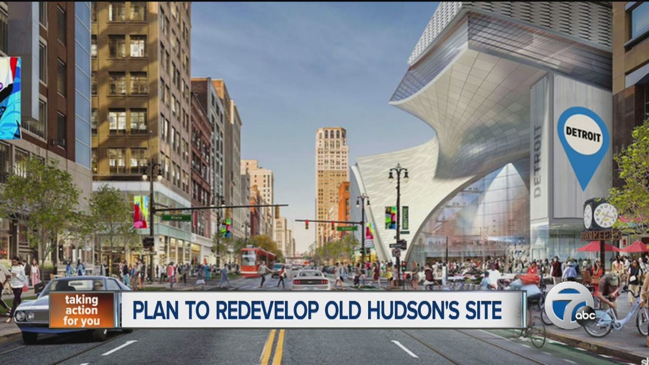 Plan to redevelop old Hudson's site - YouTube