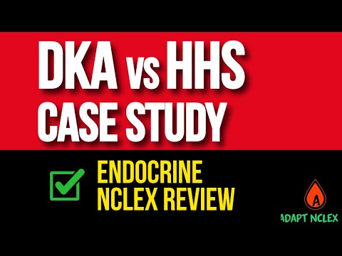 Free NCLEX Review: DKA & HHS Concepts & Case Study Practice Questions ...