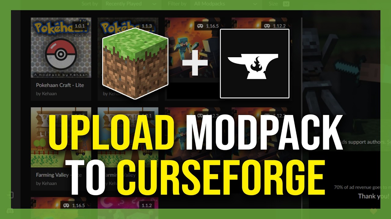 How to Upload Your Minecraft Modpack to CurseForge in 2024 - YouTube