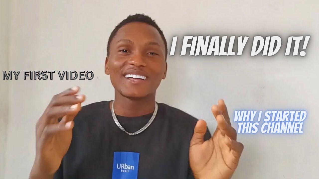 My First YouTube Video 2023 | Do it Afraid | Introduction | Caleb Isaac ...