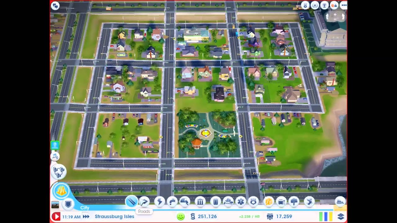 Simcity Pattern and Map Sizes - YouTube