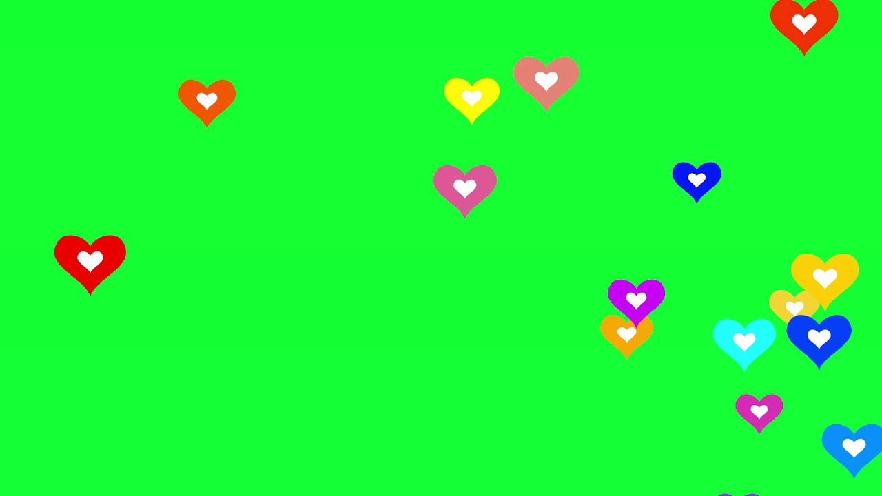 Love Shape | Heart Shape | Animation | Green Screen Effects - YouTube