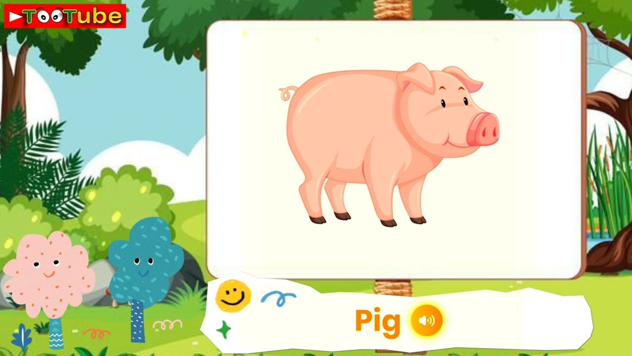 Learn Animals Names & Sounds - YouTube