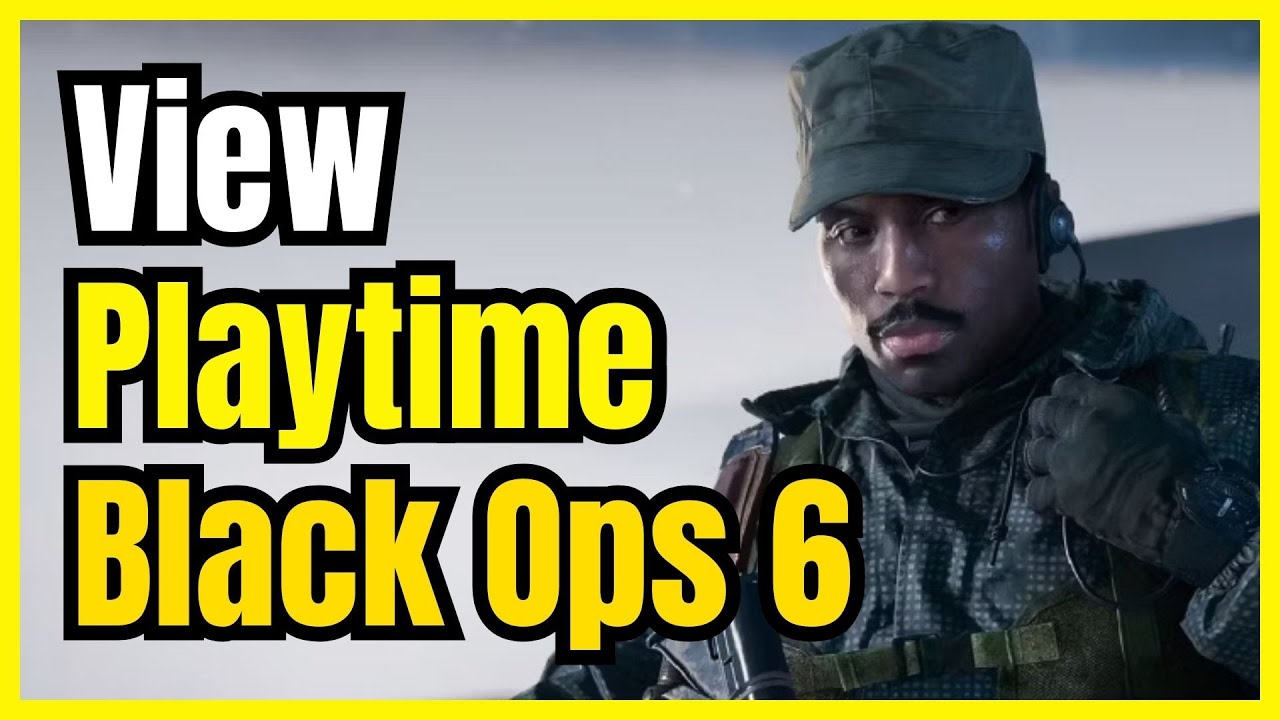 How to View Your Playtime in COD Black Ops 6 (Quick Tutorial) - YouTube