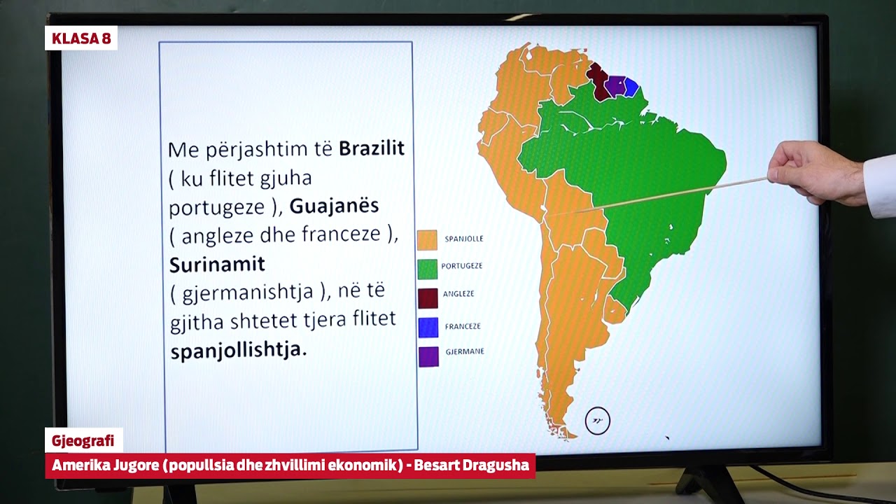 8755 - Gjeografi - Amerika Jugore (popullsia dhe zhvillimi ekonomik ...