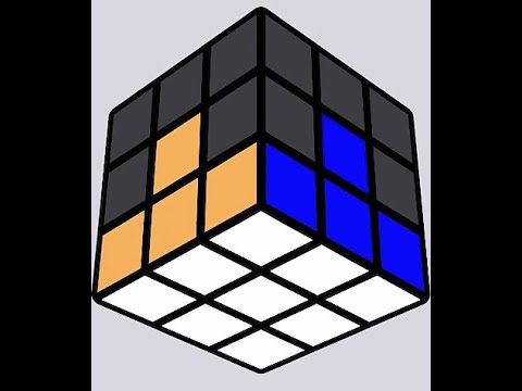 How to solve a Rubik's cube | Beginners method | the first layer/ the ...